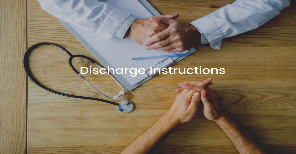Discharge instructions process in Healthcare | Featsystems
